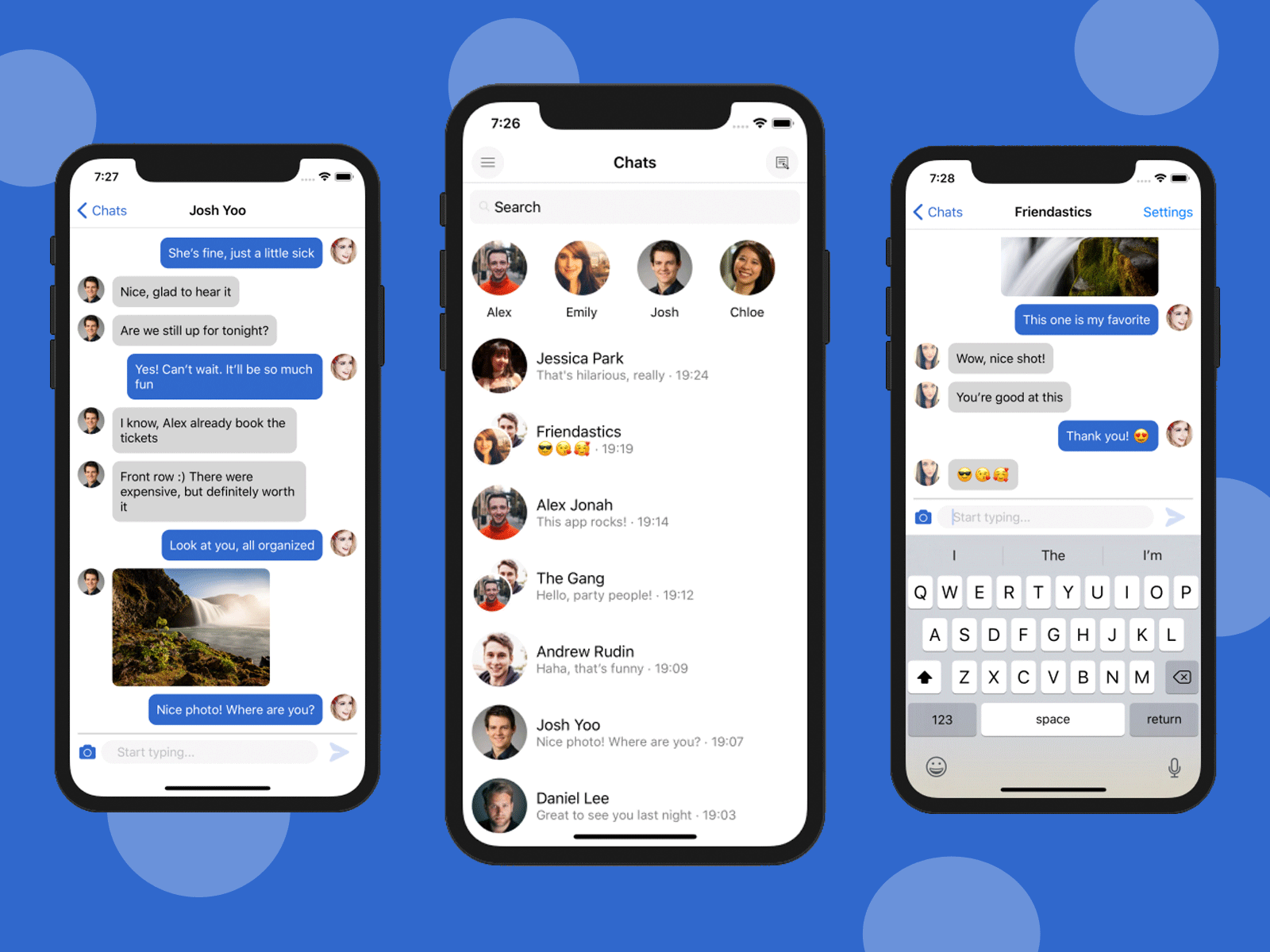 Chat App Template In React Native With Firebase Download Instamobile