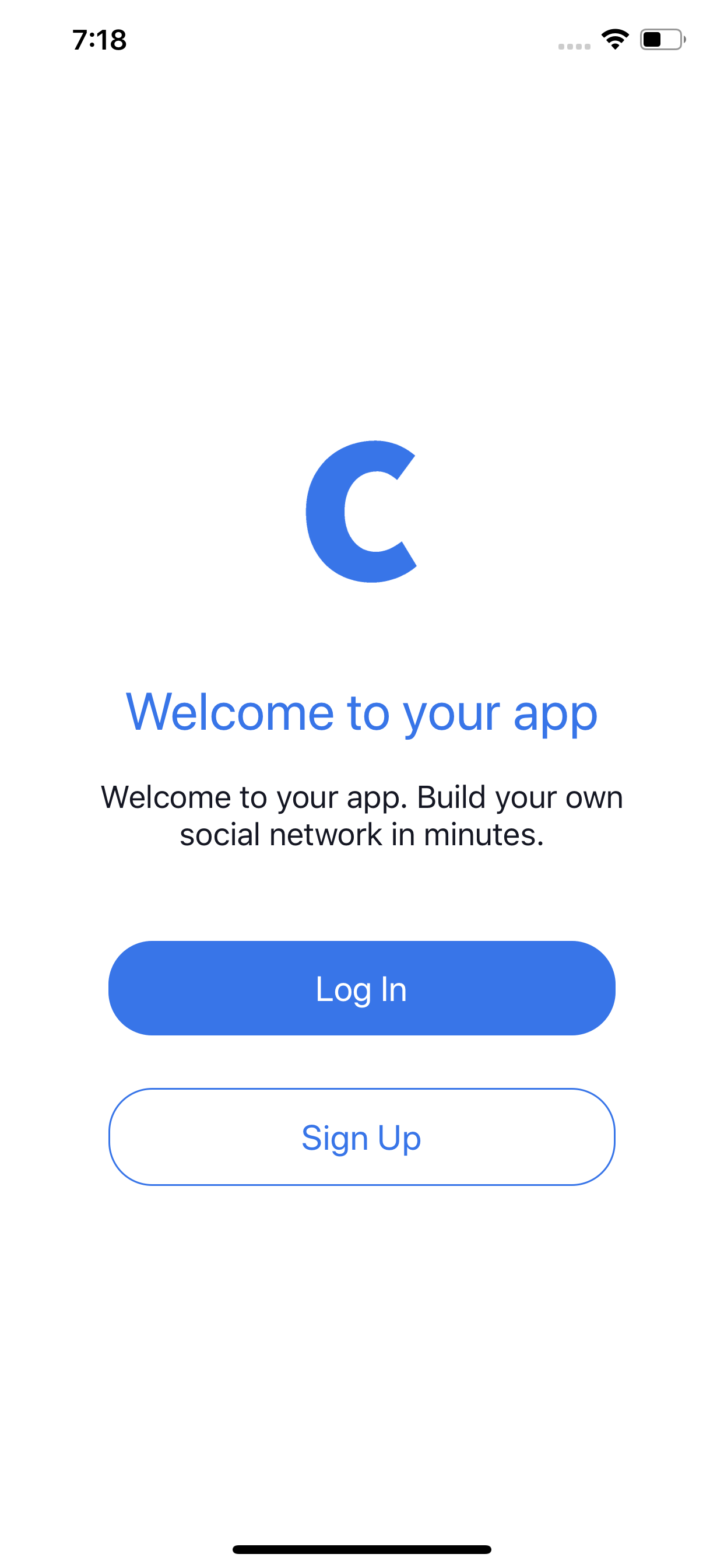 React Native Social Network Instamobile