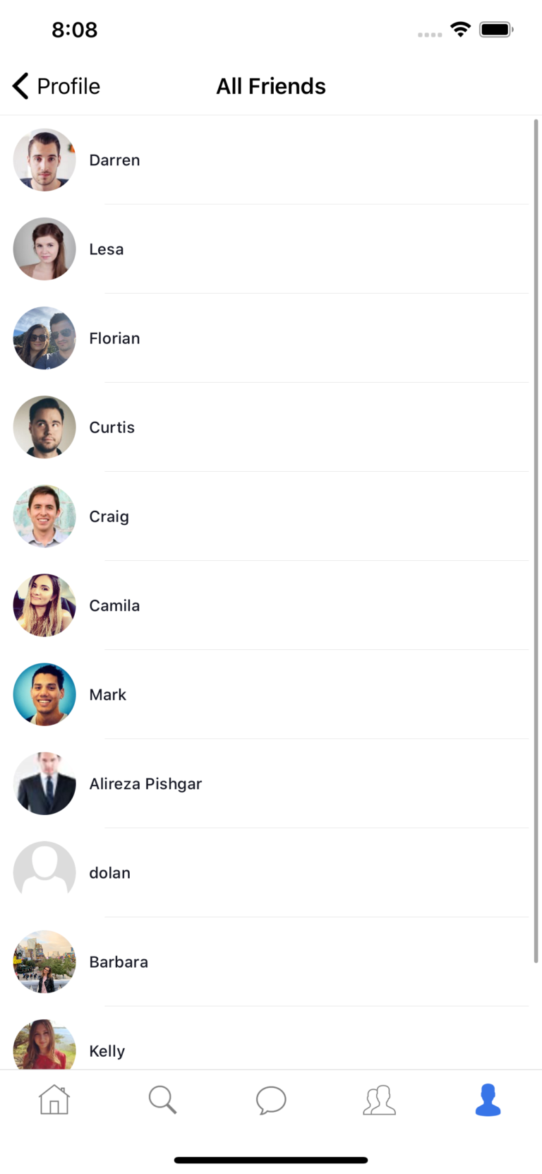 React Native Social Network Instamobile