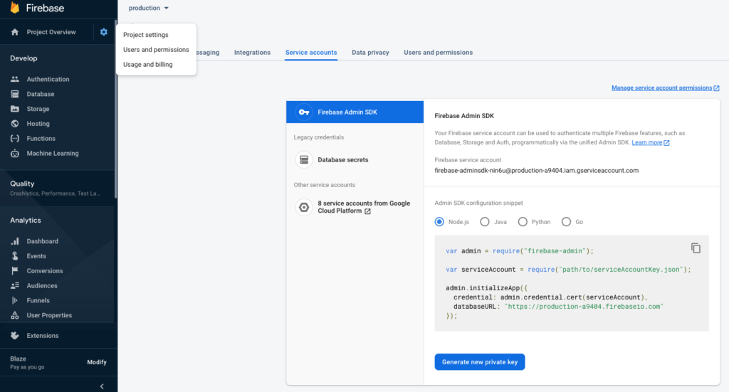 Importing Data Seed to Firestore - instamobile